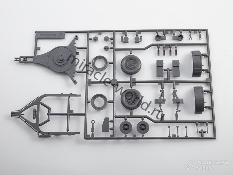 Tamiya 35091 Flakvierling 38 (4 х 20-мм) с прицепом Sd.Ah.52 /зенитное ...