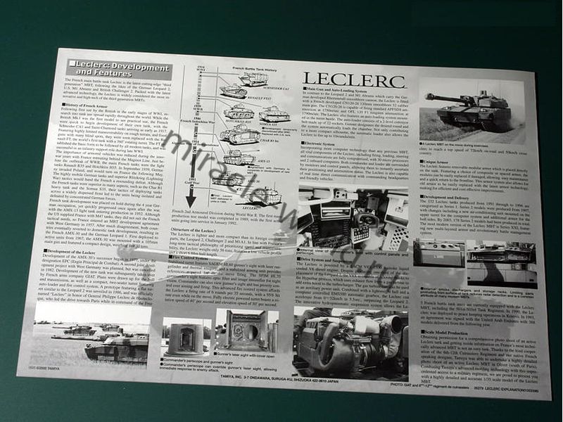 Tamiya 35279 Leclerc. Series 2 (T6 – T9) с танкистом /основной боевой ...