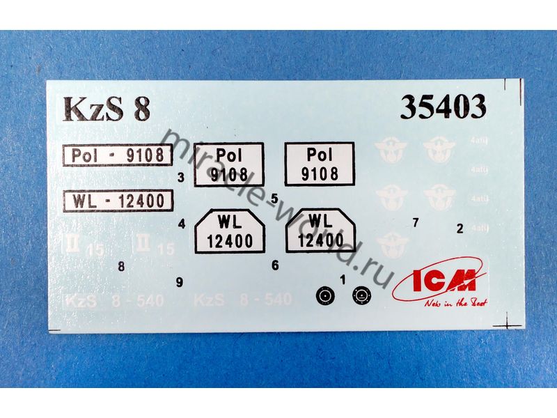 ICM 35403 Opel Blitz Type 2,5-32 KzS 8 /пожарный автомобиль/ 1/35