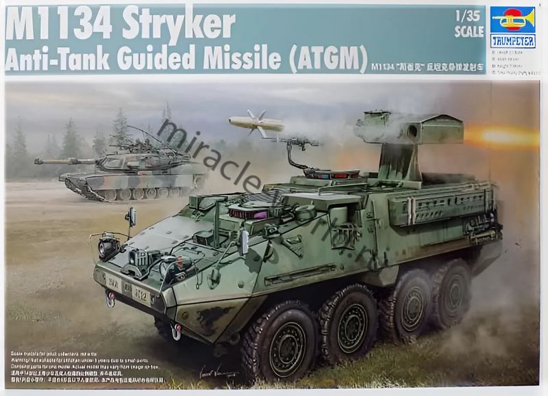 Trumpeter 00399 M1134 "Stryker" ATGM /боевая разведывательная машина/ 1/35